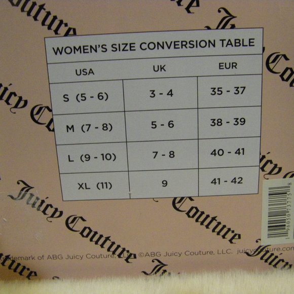 Juicy Couture | Shoes | Juicy Couture Fuzzy Blush Slippers Glitter Logo ...